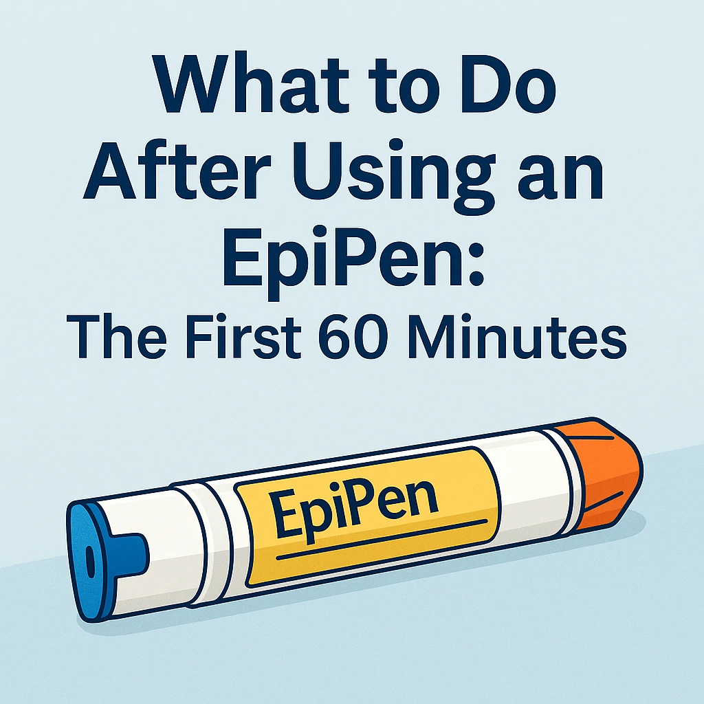 What to Do After Using an EpiPen: First 60 Minutes Guide