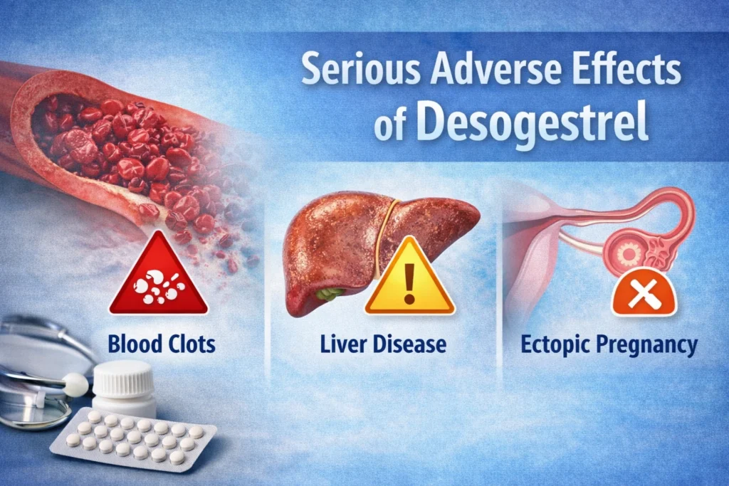 Serious Adverse Effects of Desogestrel: Clots & Risks