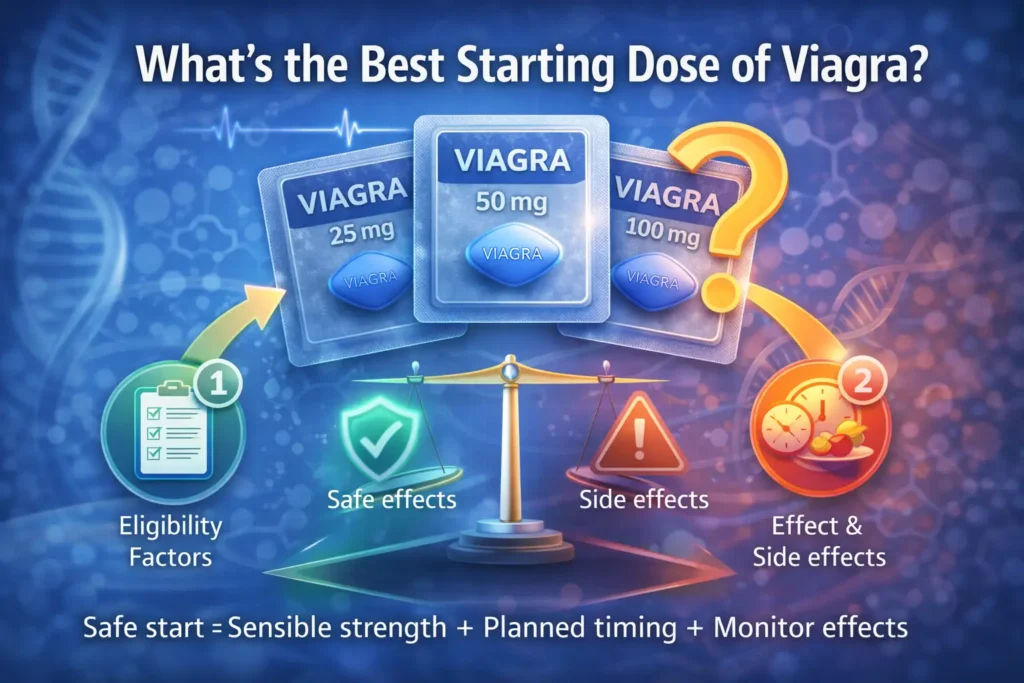 Best Starting Dose of Viagra: How to Choose Safely | UK 2026