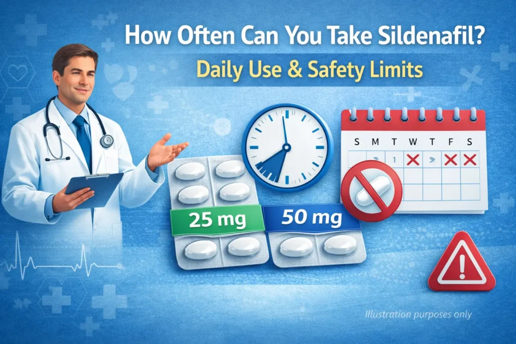 How Often Can You Take Sildenafil? Daily Use & Safety Rules